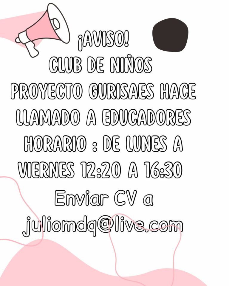 Educadores – Club de Niños Proyecto Gurisaes – AUDEC